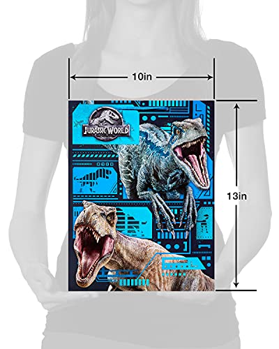 American Greetings 13" Large Birthday Gift Bag with Tissue Paper, Jurassic World (1 Bag, 6-Sheets)