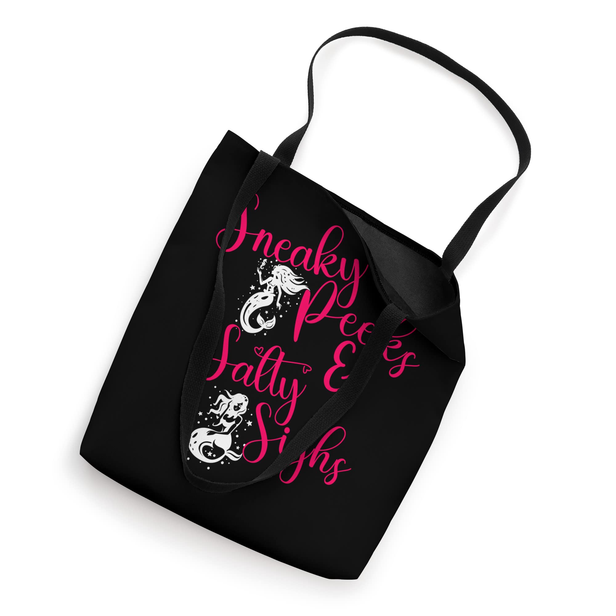 Sneaky Peeks & Salty Sighs Summery Beach Tote Bag