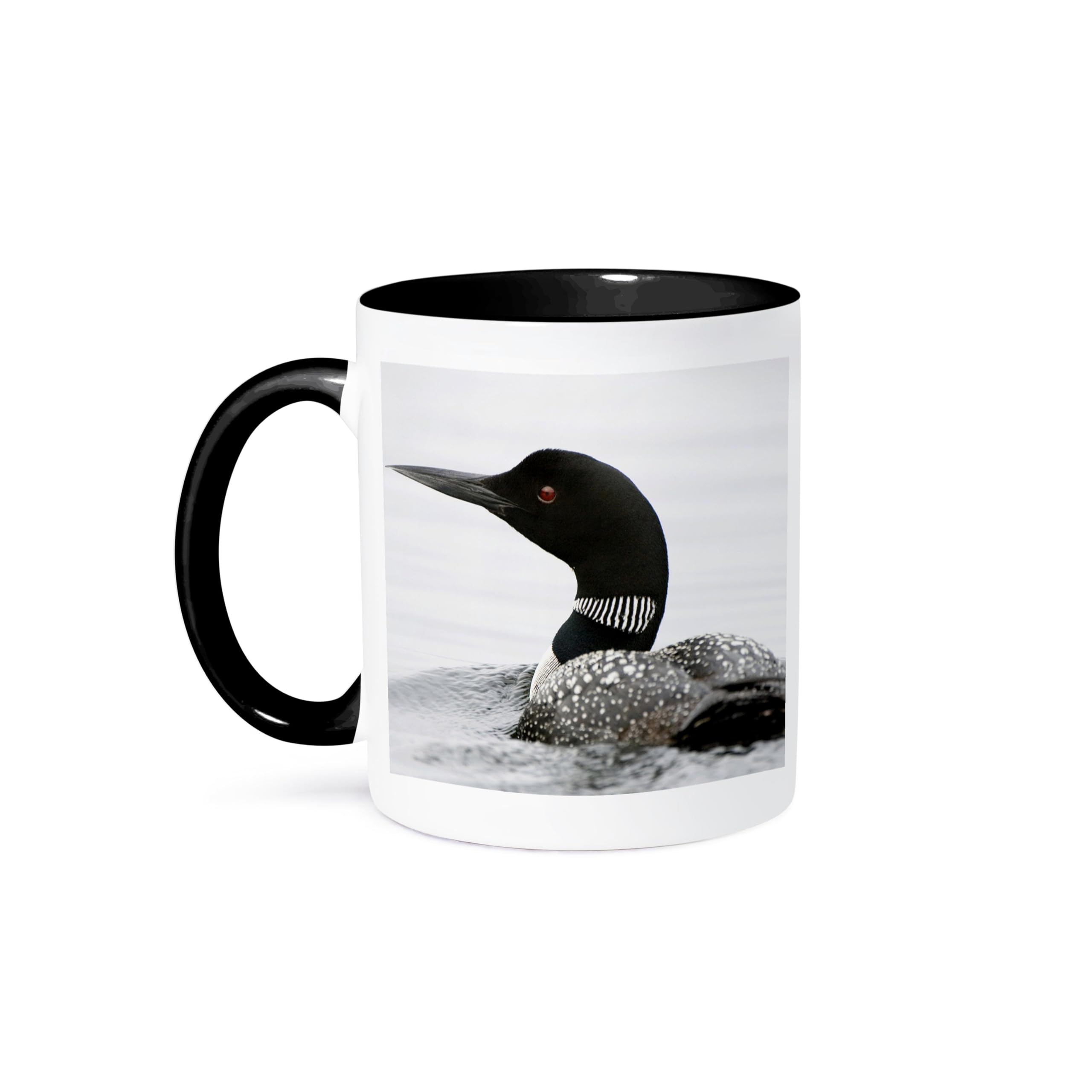 3dRose Coffee Mug, Size - 15oz - Bird, Common loon, Gavia immer, Haliburton, Ontario-CN08 PCL0004 - Paul Colangelo Birds - funny coffee cup gift