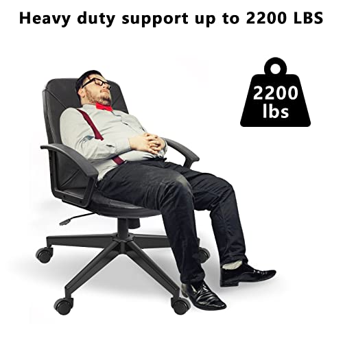 Office Chair Replacement Parts-28'' Heavy Duty Office Chair Base Replacement(2200Lbs) - Desk Chair Base Replacement Reinforced Metal Leg,Universal Caster and Gas Cylinder Size