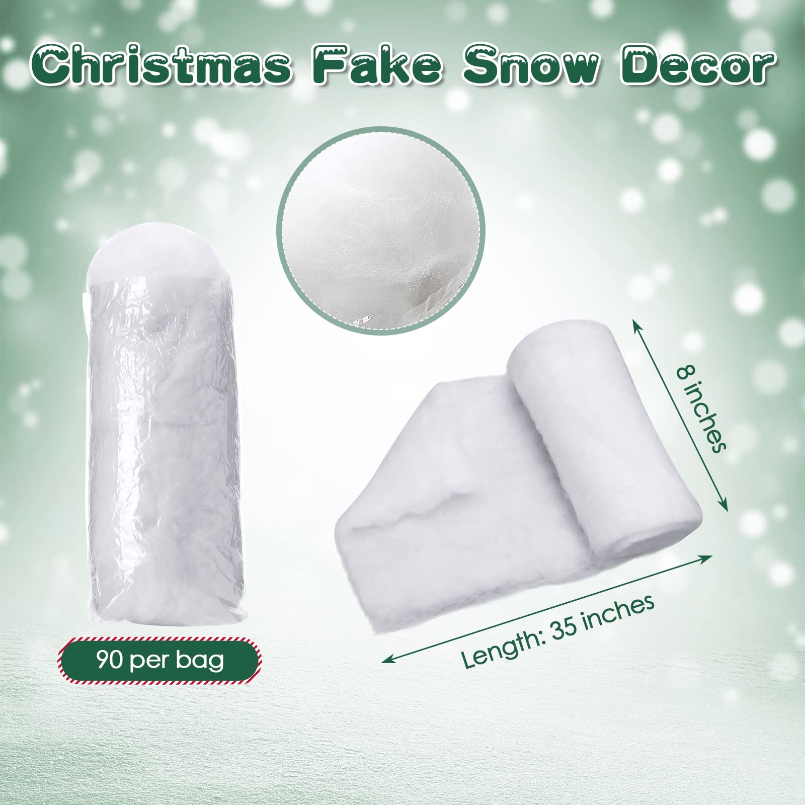 15 Pcs Christmas Village Accessories Including Artificial Snow Frost Trees Artificial Fake Snow Blanket Bare Branch Trees Accessory Cobblestone Street Accessory Figurine Village Displays for Houses