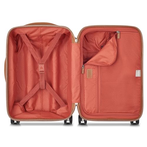 DELSEY PARIS Chatelet Air 2.0 Hardside Luggage with Spinner Wheels, Chocolate Brown, 2 Piece Set, (24/28)