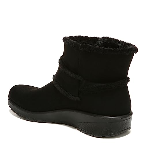 BZees Womens Glaze Ankle Boot, Black, 8.5 Wide US