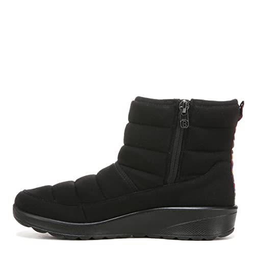 BZees Women's Glacier Ankle Boot, Black, 8.5 Wide
