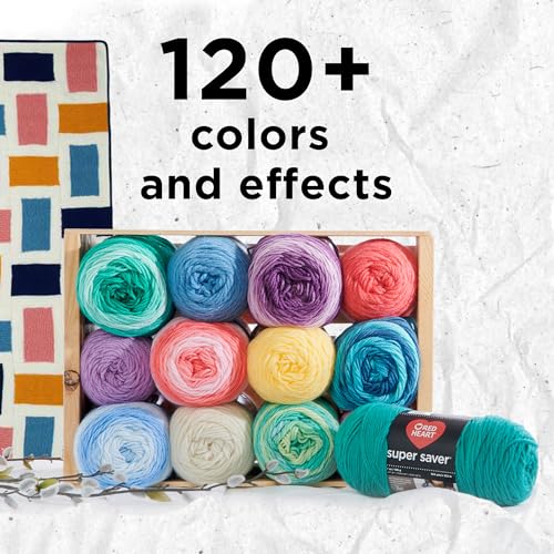 Red Heart Super Saver Soft Navy Yarn - 3 Pack of 7oz/198g - Acrylic - 4 Medium (Worsted) - 364 Yards - Knitting/Crochet