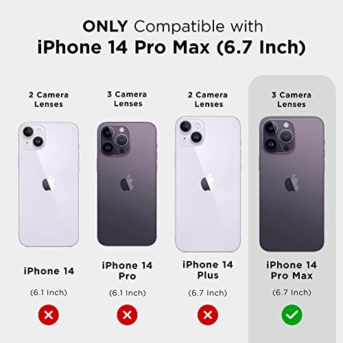 Case-Mate BLOX iPhone 14 Pro Max Case - Rainbow Frosting [10ft Drop Protection] [Compatible with MagSafe] Magnetic Cover with Edges for iPhone 14 Pro Max 6.7", Anti-Scratch, Shockproof