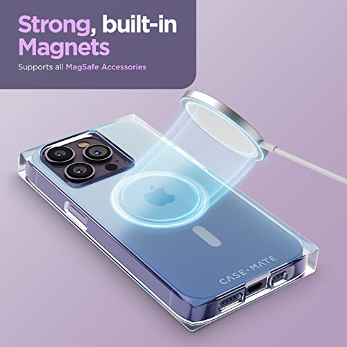 Case-Mate BLOX iPhone 14 Pro Max Case - Rainbow Frosting [10ft Drop Protection] [Compatible with MagSafe] Magnetic Cover with Edges for iPhone 14 Pro Max 6.7", Anti-Scratch, Shockproof