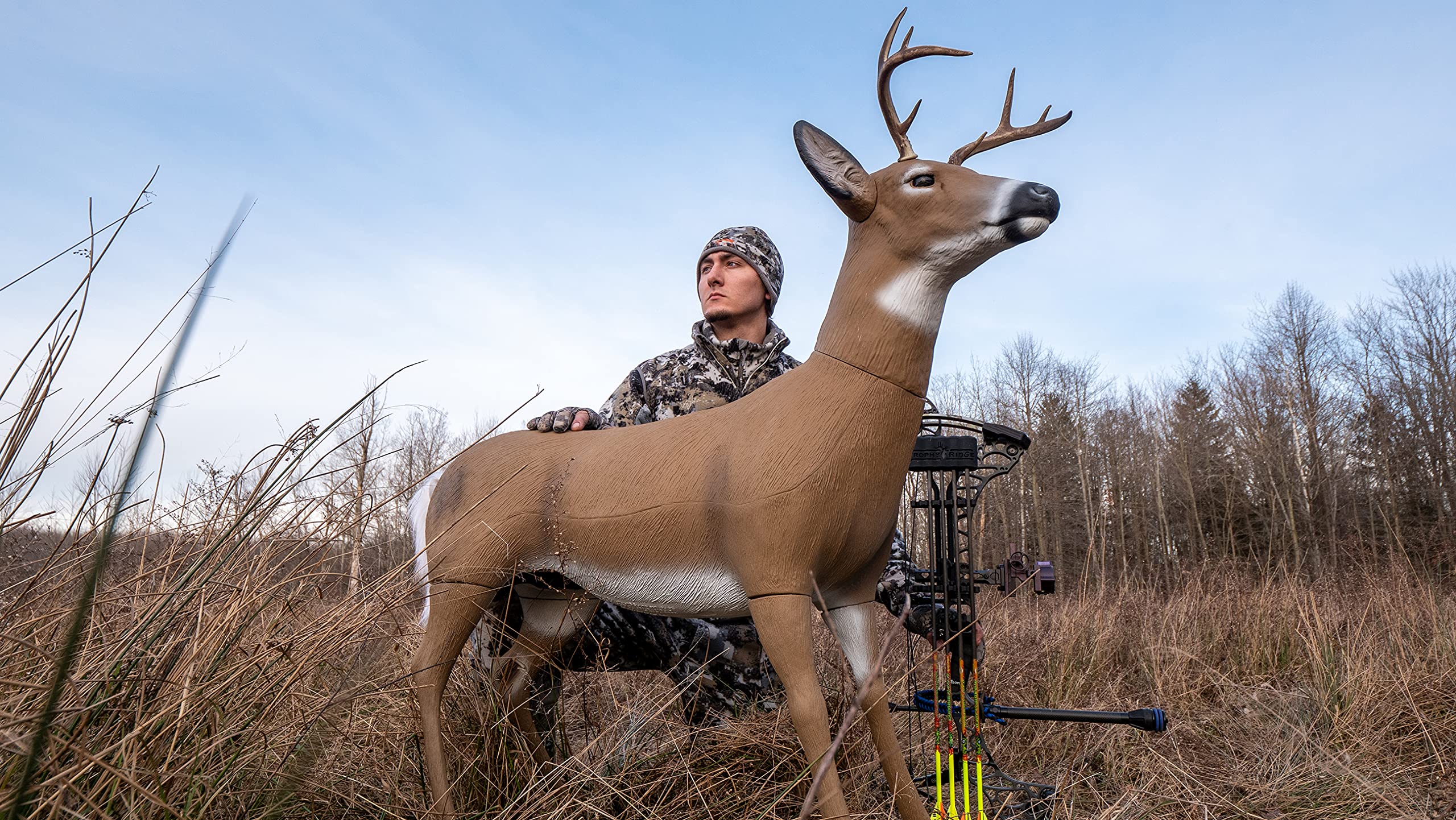 Flambeau Outdoors Scrapper Buck Deer Decoy, Brown