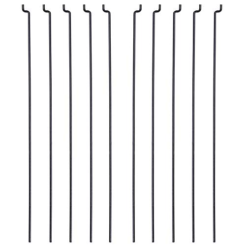 Hobbypark Φ1.2mm x L120mm Steel Z Style Pull / Push Rods Parts for RC Airplane Plane Boat Replacement (Pack of 10)