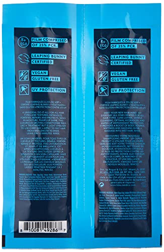 R+Co BLEU Essential Shampoo + Conditioner Tandem Packette | Hydrates + Smoothes + Nourishes Hair | Vegan, Sustainable + Cruelty-Free | 14ml