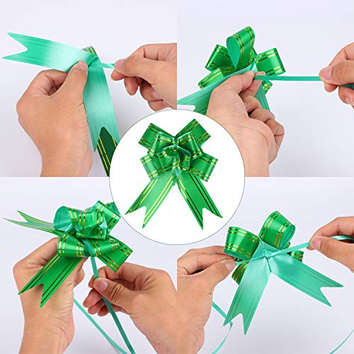 Kolewo4ever 40pcs Clear Cellophane Bags Pull Bow Set 20 pcs 12x18 inches Cellophane Basket Bags Wine Bottles Cellophane Wrapwith 20pcs pull bows