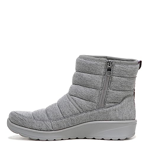 BZees Women's Glacier Ankle Boot, Grey, 8