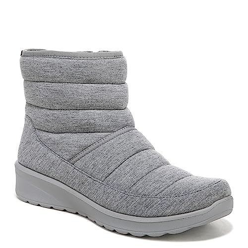 BZees Women's Glacier Ankle Boot, Grey, 8