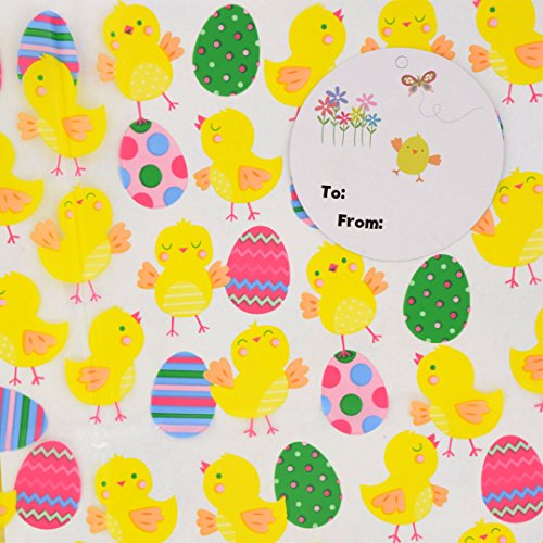 (2) Pack of Easter Cellophane Basket Bags 22-in. X 25-in