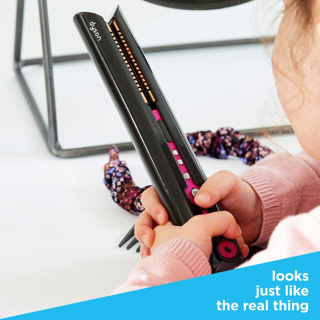 Casdon Dyson Corrale Styling Set | Safe Toy Straighteners for Children Aged 3 Years & Up | Features Realistic Lights & Sounds!
