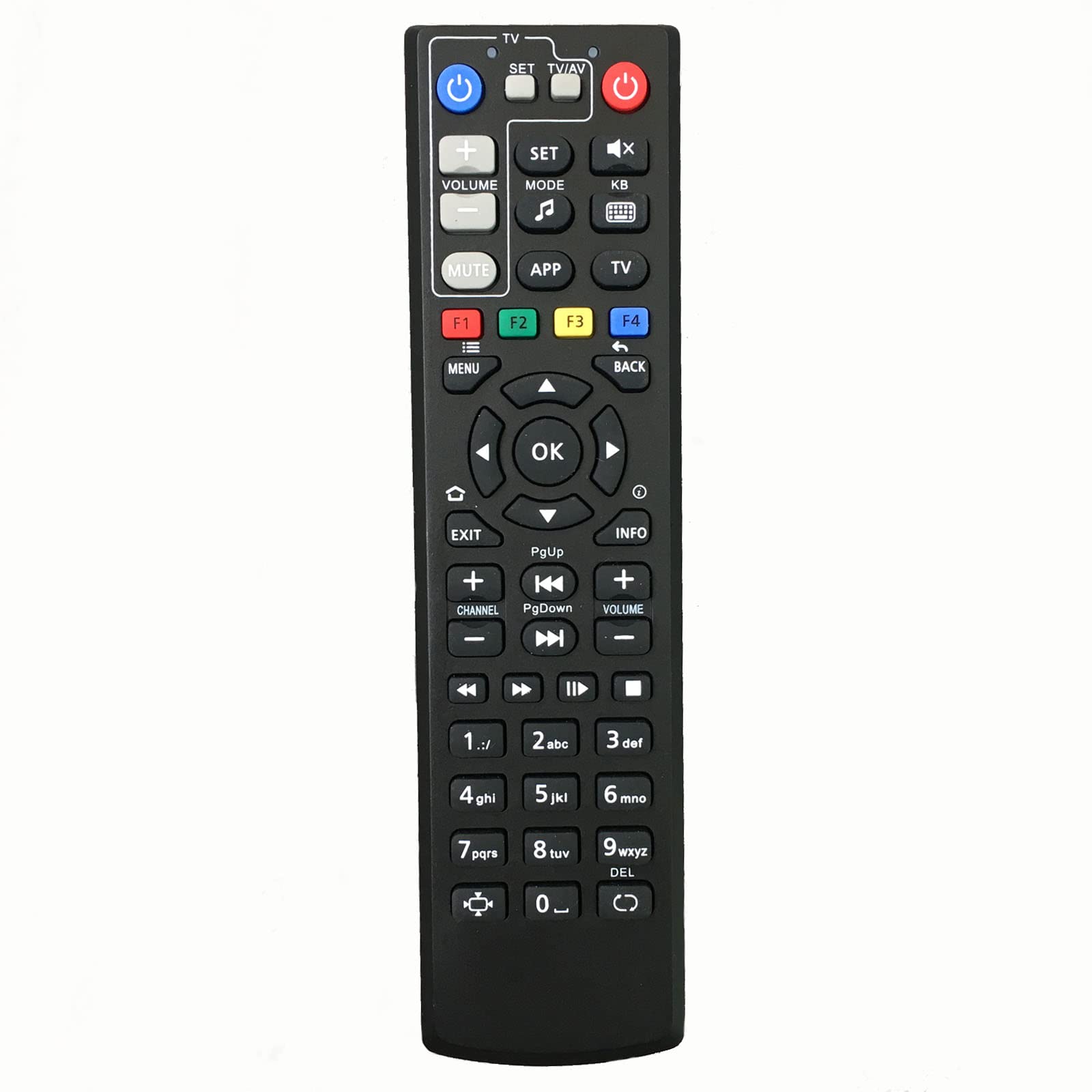 Replacement Remote Control Compatible for TV Box Mag 254 Mag 250 Mag 256 MAG 250 254 256 255 256 257 275 322 349 350 351 352 OTT IPTV Set Top Box