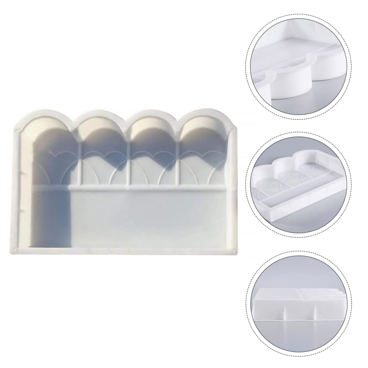 HANABASS Concrete Molds Concrete Molds Fence Maker Garden Fencing Brick Garden Edging Border Landscape Edging Border Lawn Edgings Simulated Brick Plastic Concrete Mold Molds Outdoor Playpen