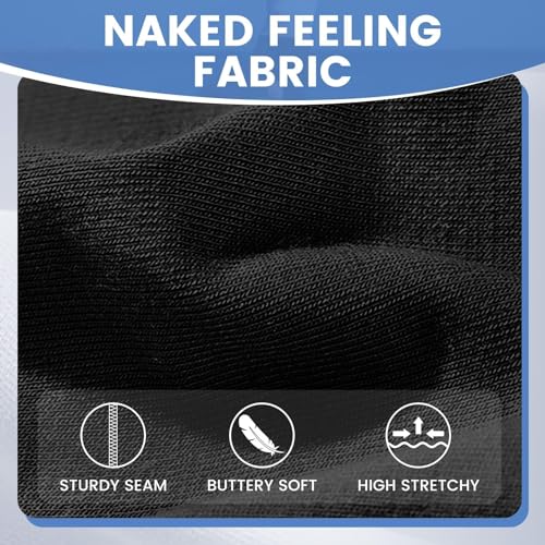 Eyeneen High Waisted Leggings for Women - Full Length Soft Tummy Control Stretchy Yoga Pants Workout Black Reg & Plus Size