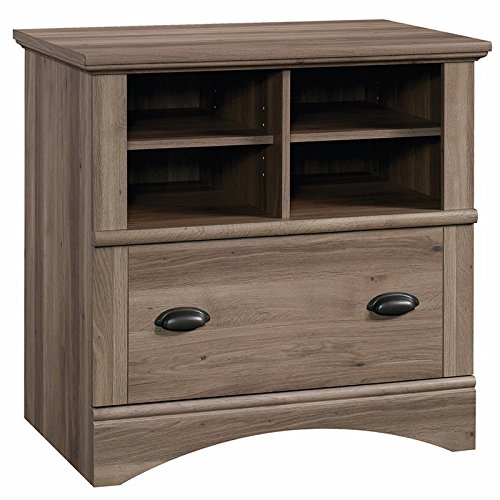 Sauder Harbor View Lateral File, Salt Oak finish