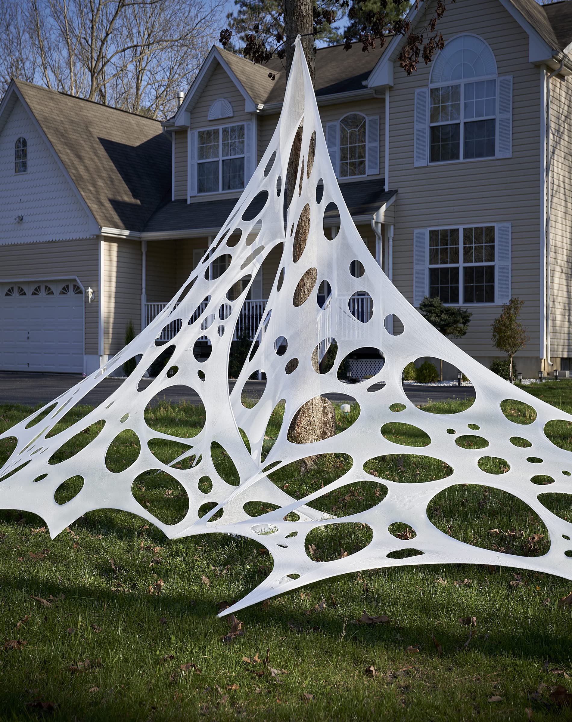 Spirit Halloween Wicked Webbing Panel | Halloween Décor | Horror Décor | Outdoor Decoration | Spider Web Decoration