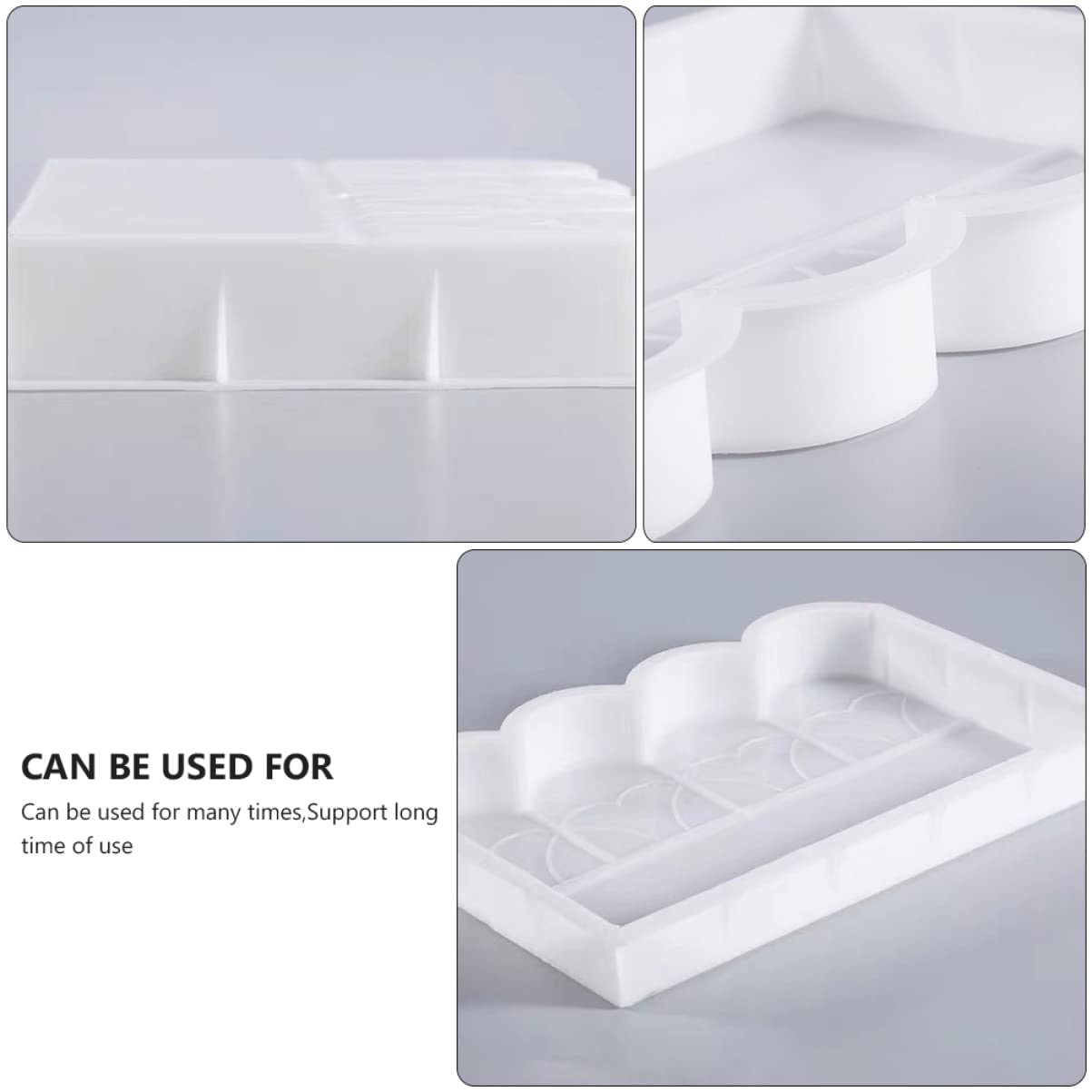 GANAZONO Cement Molds Fence Plastic Mold Concrete Brick Outdoor Cement Mould