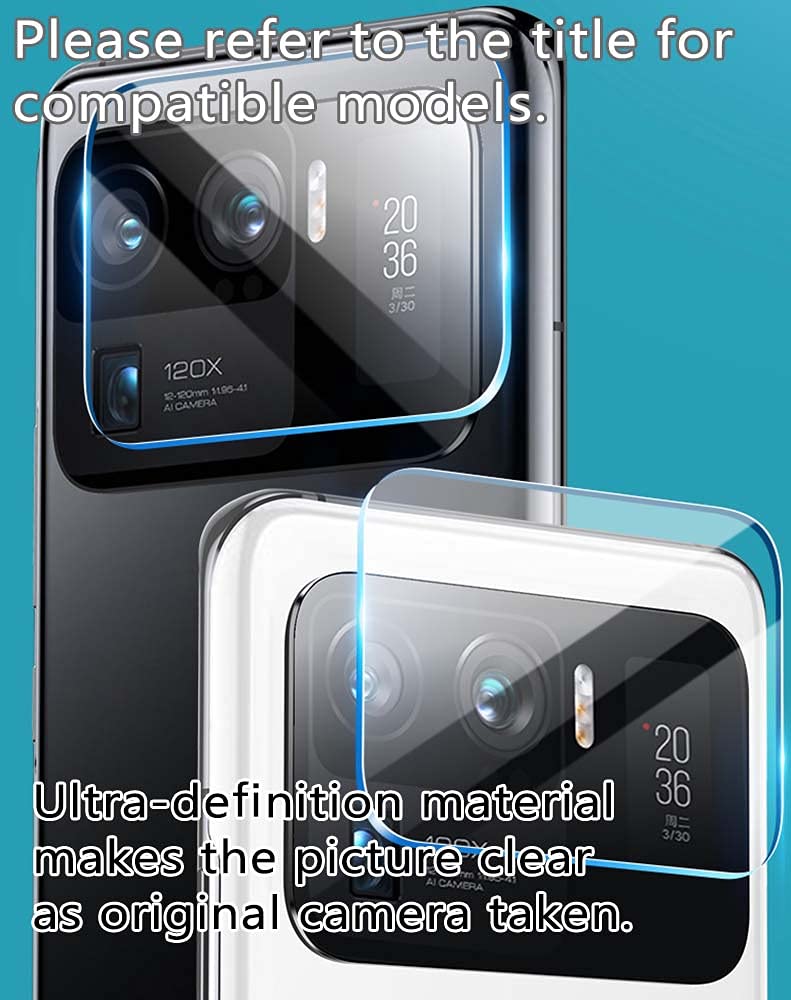 Vaxson 2-Pack Film Protector, compatible with OPPO Reno8 5G / Reno 8 5G Back Camera Lens Sticker [ Not Tempered Glass Screen Protectors ]