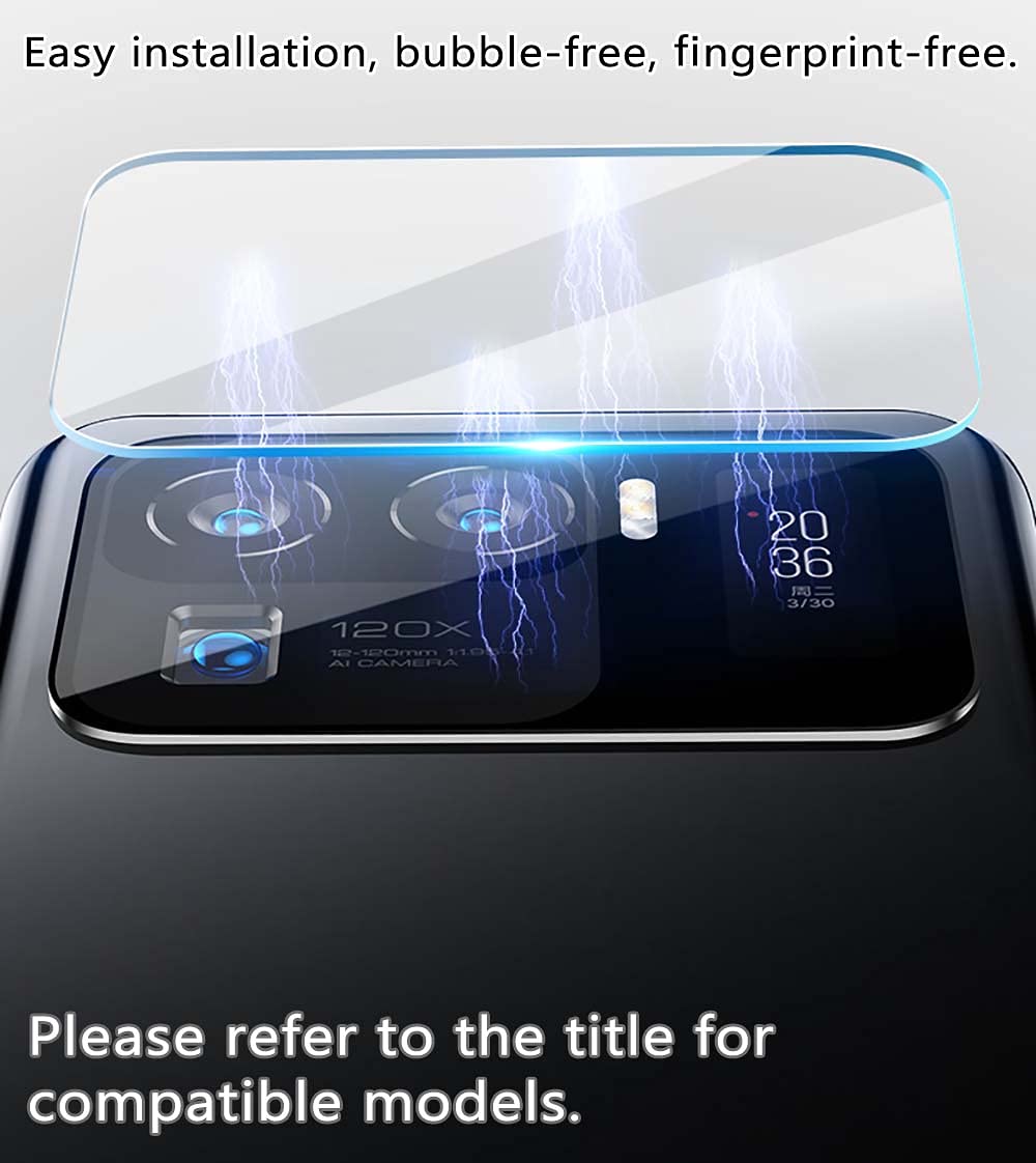 Vaxson 2-Pack Film Protector, compatible with OPPO Reno8 5G / Reno 8 5G Back Camera Lens Sticker [ Not Tempered Glass Screen Protectors ]
