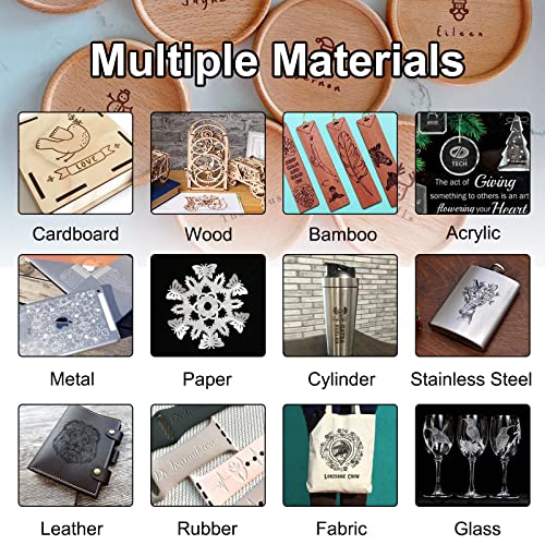 4240 Laser Engraver, 20W Laser Engraving Cutting Machine, Laser Machine 5W Output Power, Laser Cutter for Metal and Wood with 16.5βx15.75β Large Engraving Cutting Area (420x400mm)