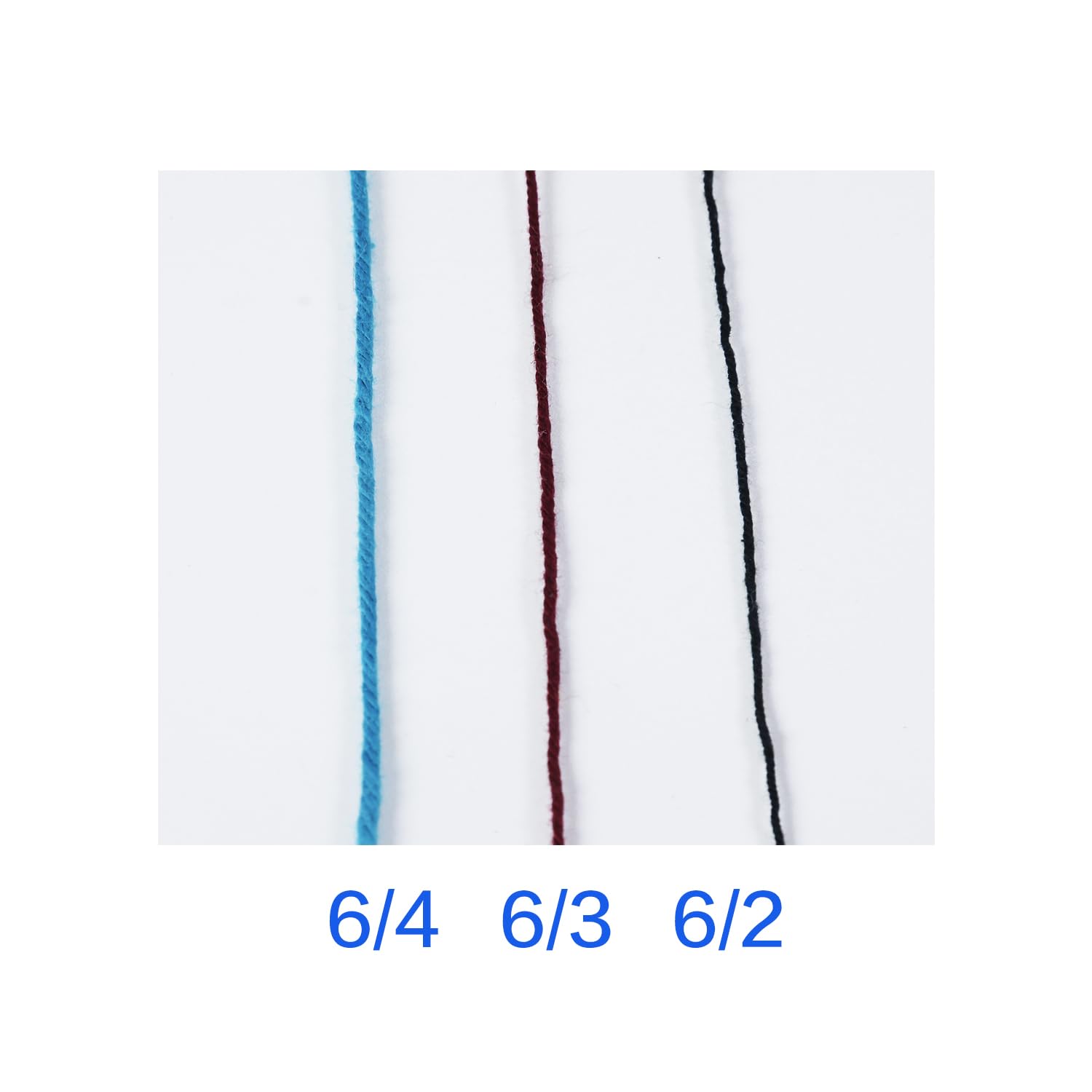 Golo Cotton Yarn for Weaving, Sewing - Pink & Purple Cone Yarn (6/2) for Blanket or Pattern
