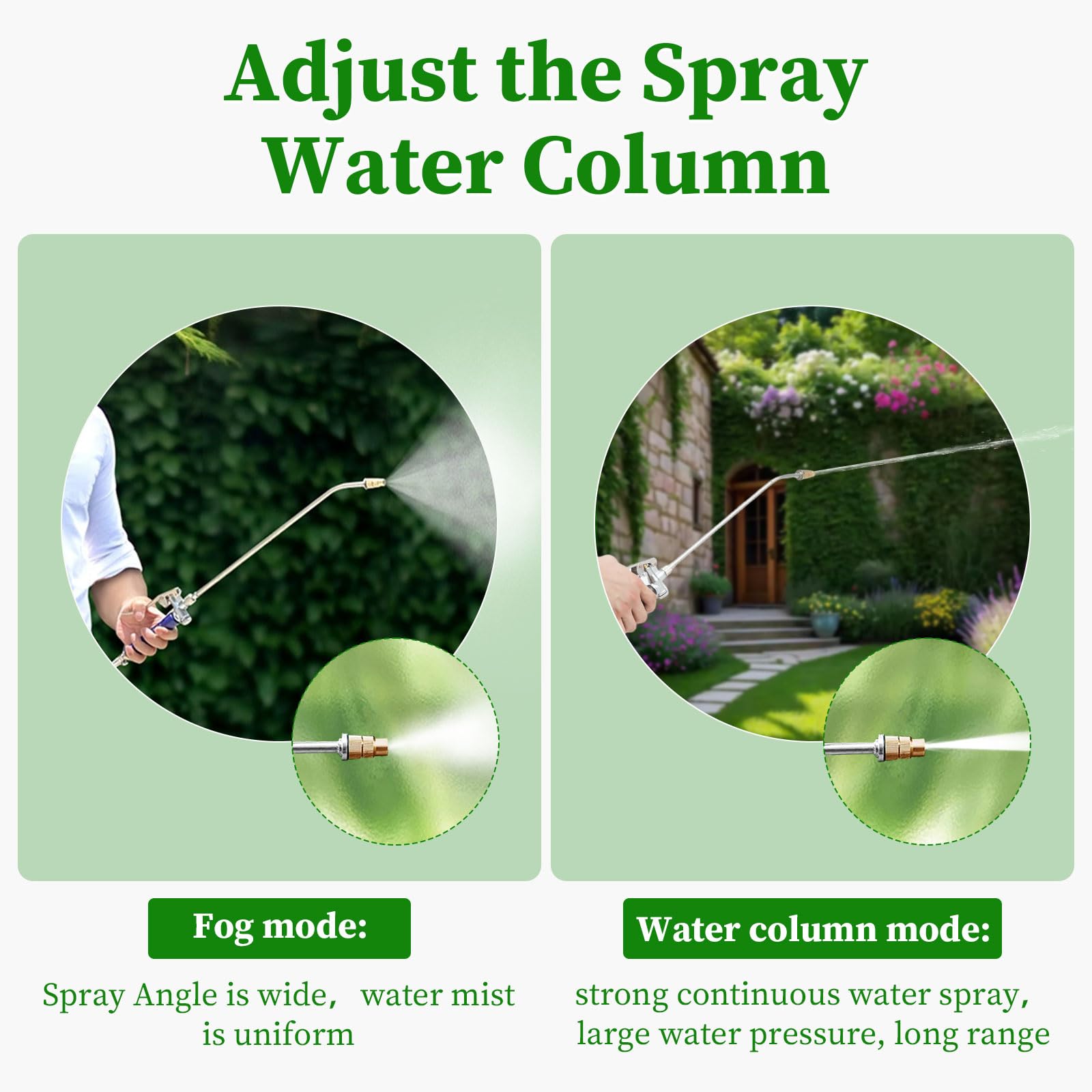 Kweetle 1.5Gal Stainless Steel Pump Up Sprayer Reinforced Hose, Hand Pump Sprayer with Pressure Gauge&Safety Valve, Adjustable Nozzle Suitable for Gardening (1.5 Gallon)
