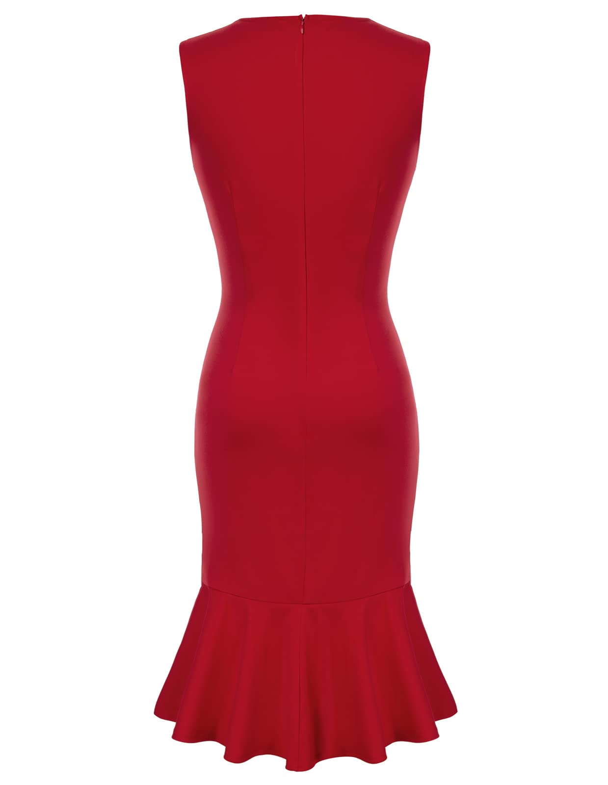 GRACE KARIN Womens Bodycon Dress Slim Fit Cross Over Fishtail Sheath Pencil Dress