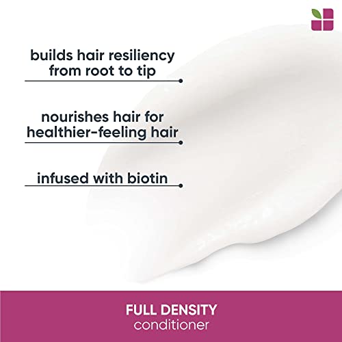 Biolage Full Density Thickening Shampoo & Conditioner Bundle | For Fuller & Thicker Hair | With Biotin | For Thin & Fine Hair | Paraben & Silicone Free | Vegan