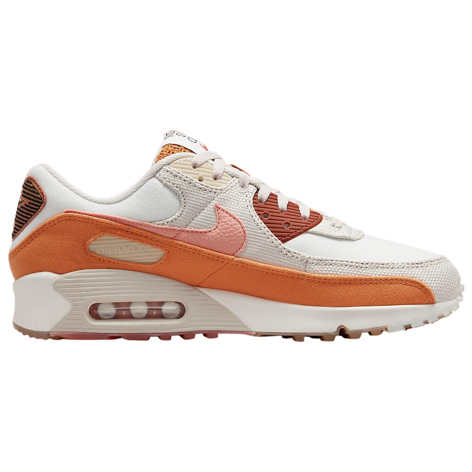 Nike Men's Air Max 90 SE Fashion Sneakers, Sail/Lt Madder Root, 13