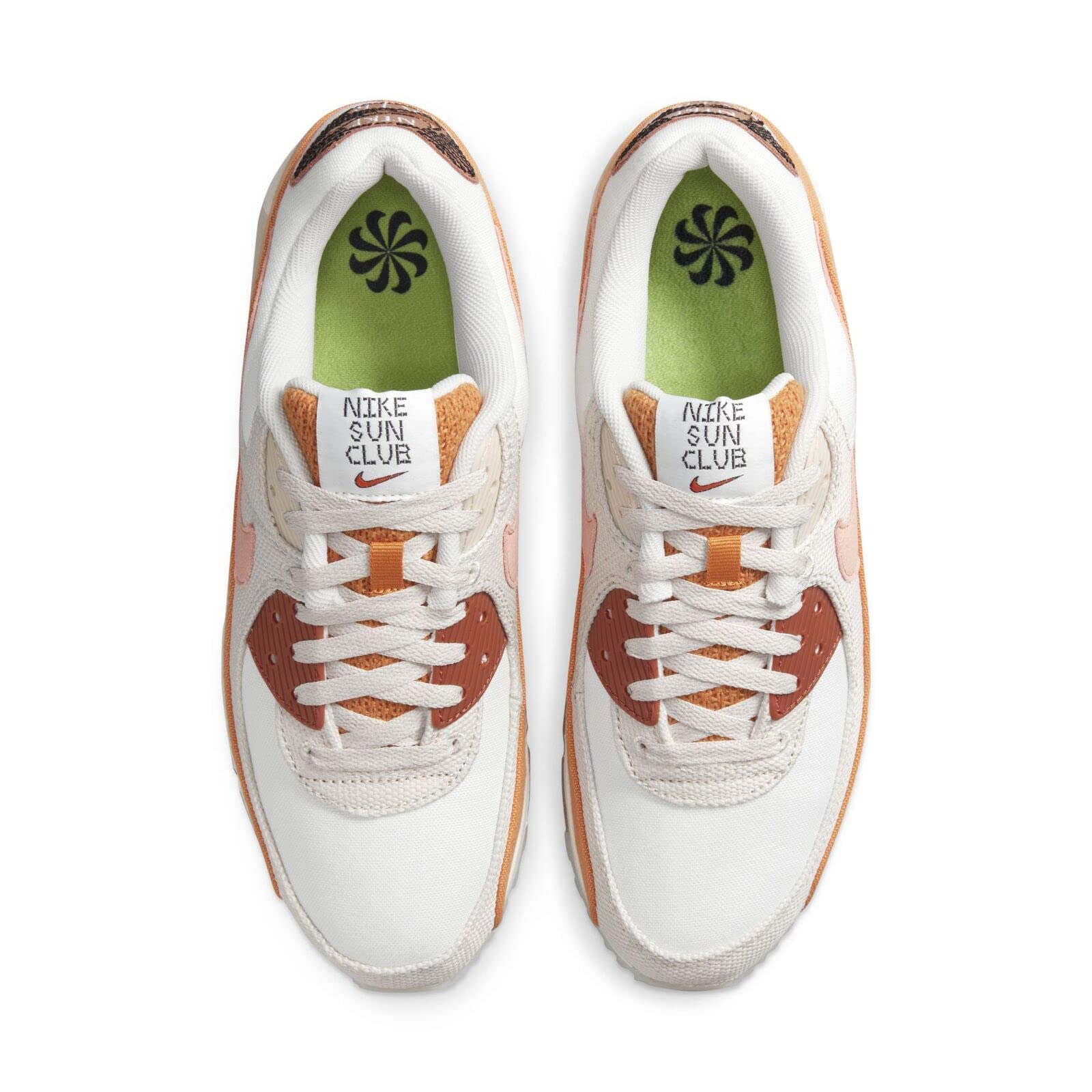 Nike Men's Air Max 90 SE Fashion Sneakers, Sail/Lt Madder Root, 13