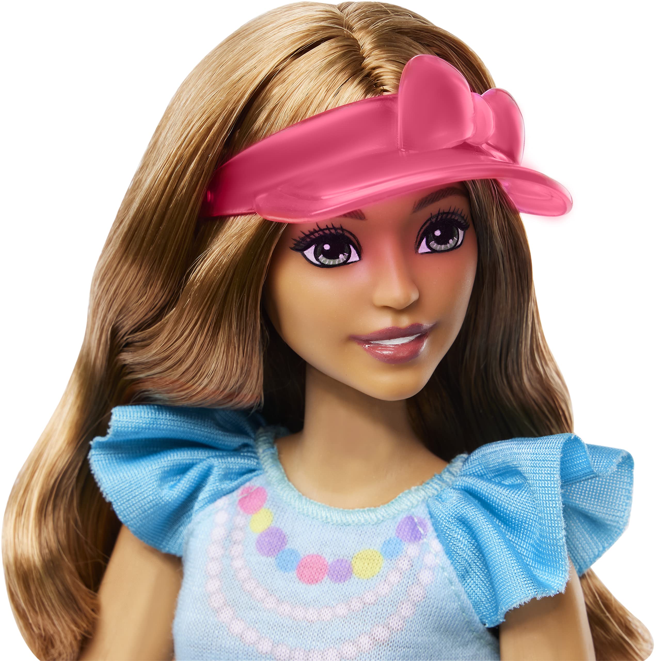 Barbie: My First Preschool Doll, Teresa with 13.5-inch Soft Posable Body & Brown Hair, Plush Bunny & Accessories