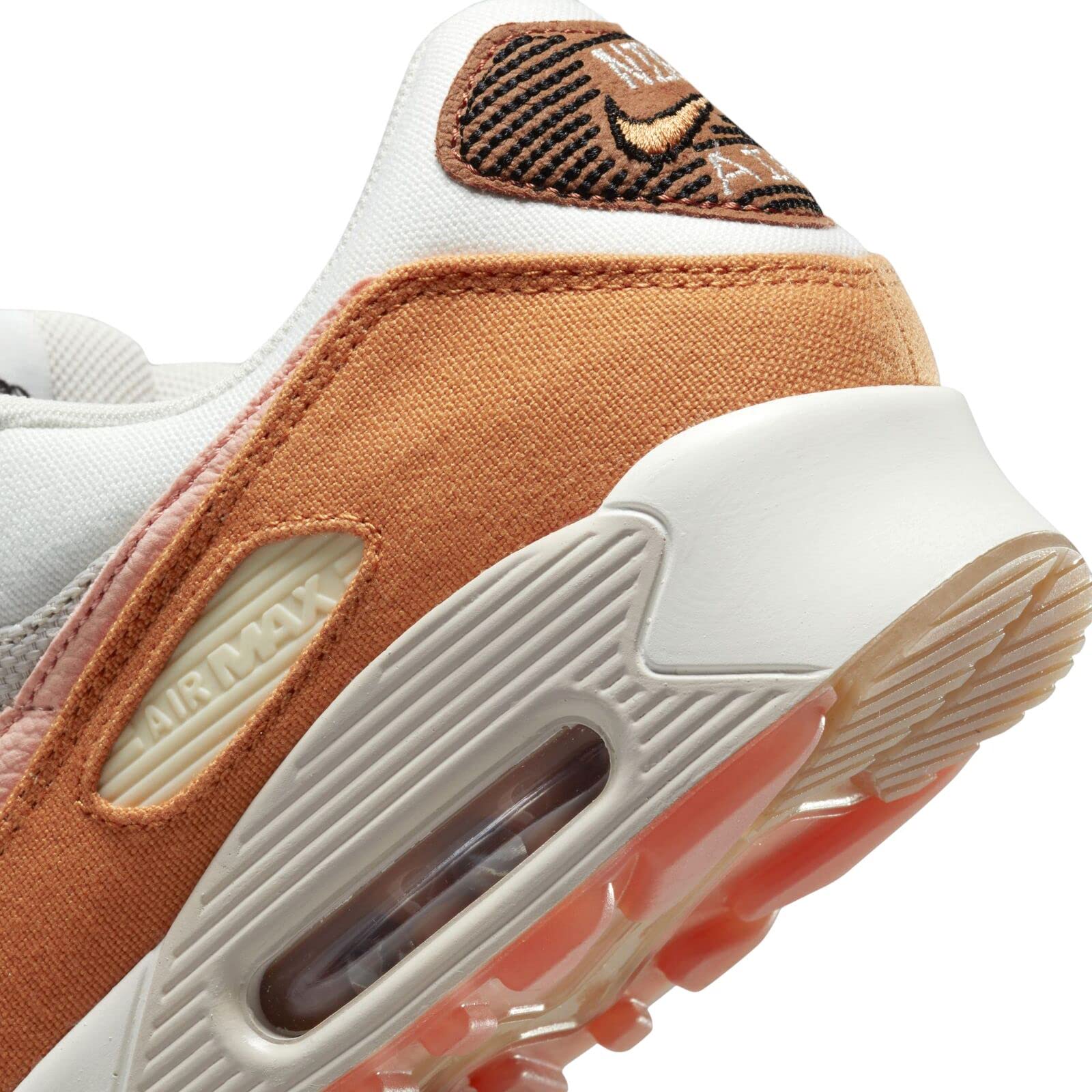 Nike Men's Air Max 90 SE Fashion Sneakers, Sail/Lt Madder Root, 13