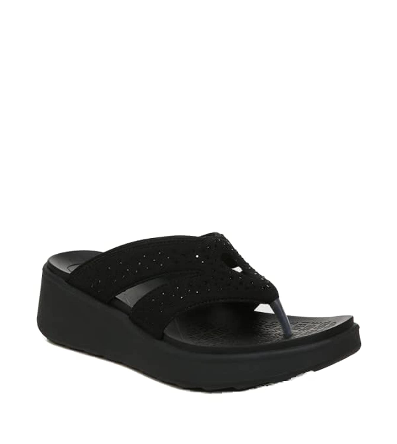 BZees Nola Bright Women's Sandals & Flip Flops Black Size 8 M