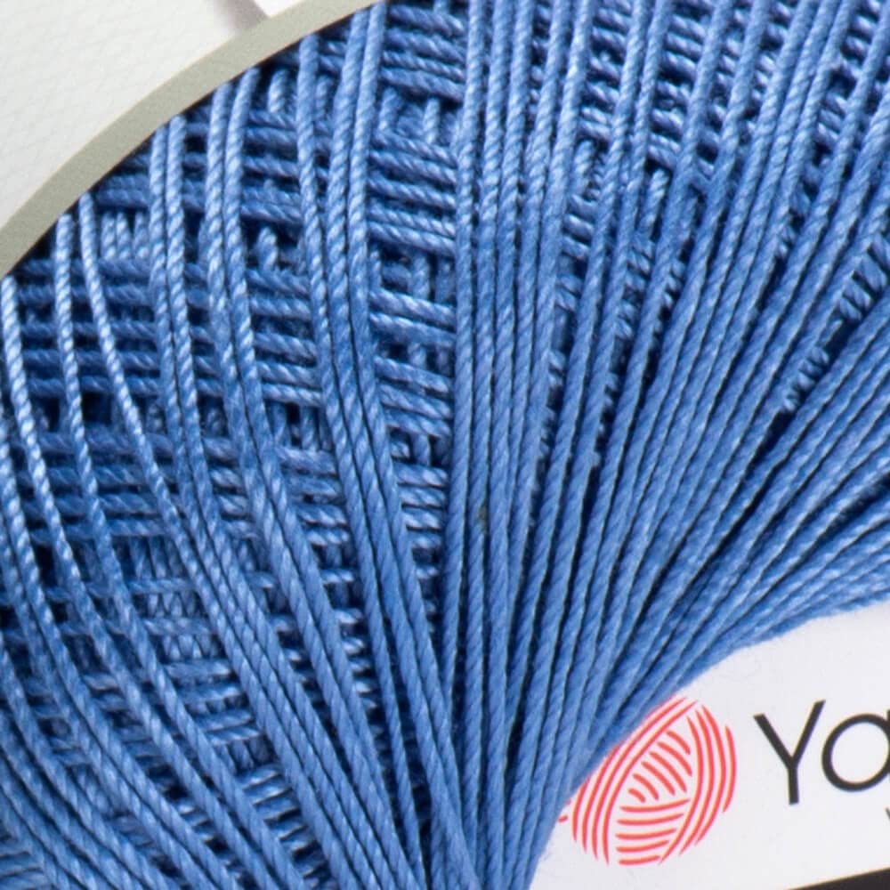 2 Skein(Ball) YarnArt Violet,100% Mercerized Cotton Yarn and Crochet Lace Hand Knitting Thread, Great Choice for Embroidery Arts & Crafts (Blue - 5351)