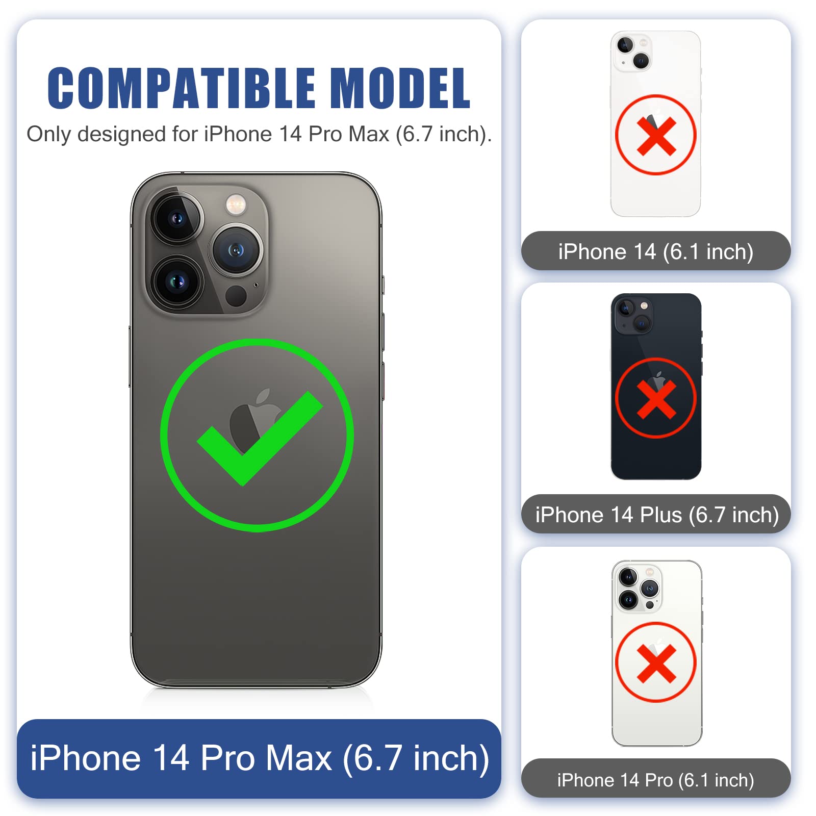Caka for iPhone 14 Pro Max Case Glitter for Girls Women with Built-in Screen Protector Liquid Quicksand Protective Shockproof Full Body Phone Case for iPhone 14 Pro Max 6.7ββ Blue Purple