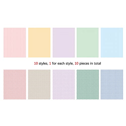 Classic Plaid Wrapping Paper, Popular Light Color in White Kraft Gift Wrapping Paper, 20x28 inches per sheet (10 sheets: 38 sq. ft. ttl.), Folded Paper for Families, Friends, Kids in Birthday, Wedding, Baby Shower, Congrats and Holiday