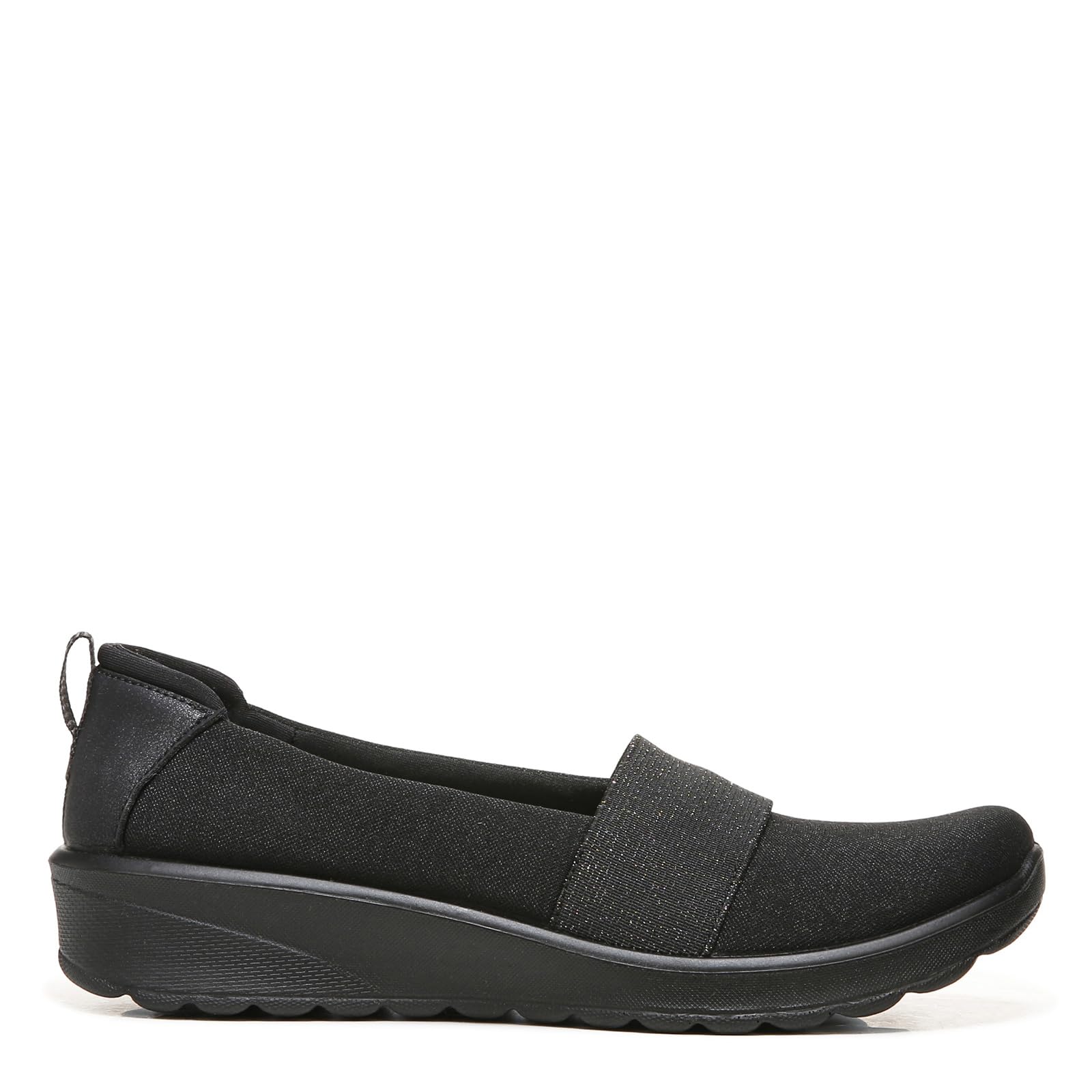 BZees Women's Gracie Slip-On Loafer, Black, 12