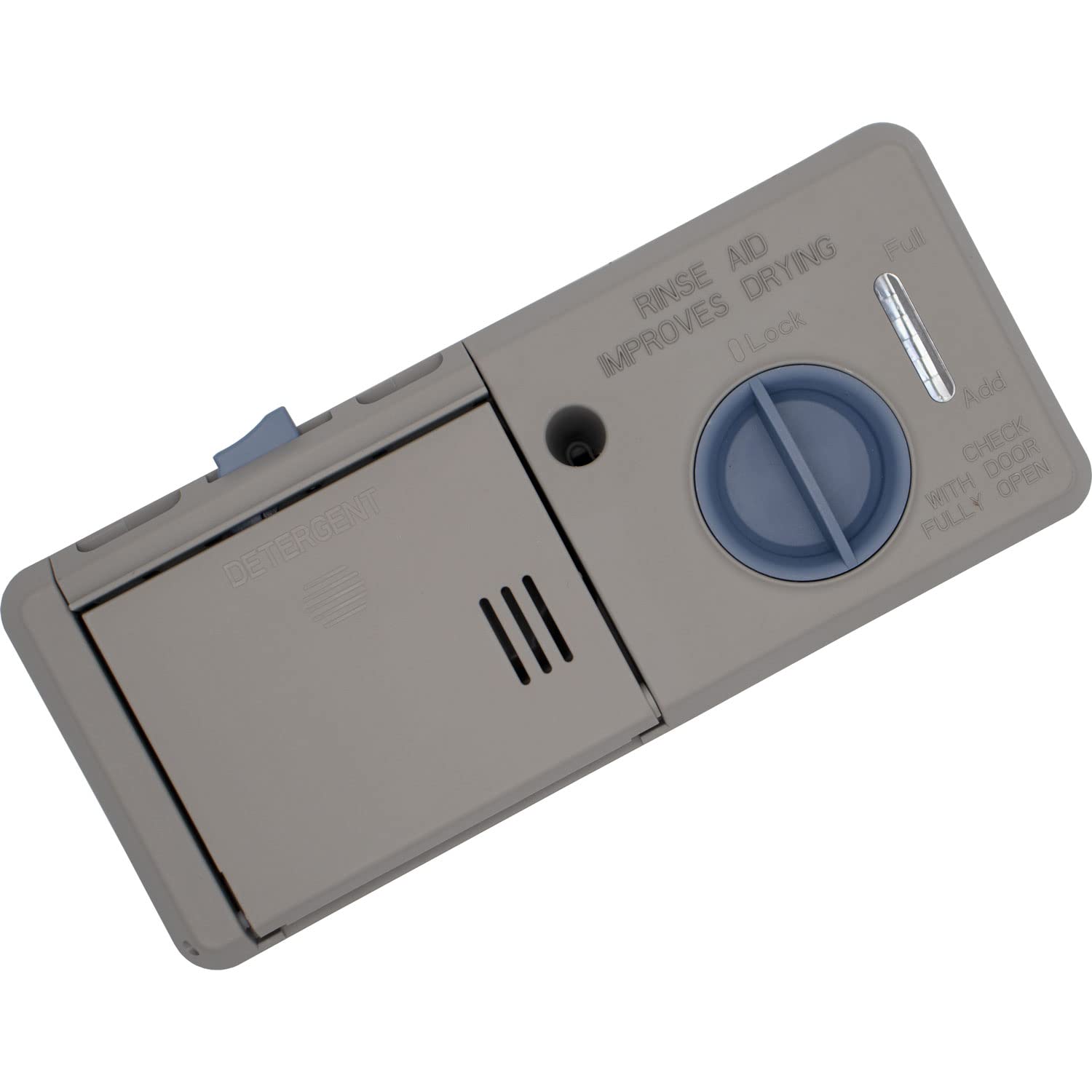 Supplying Demand W10605015 W10304416 Dishwasher Detergent Dispenser Assembly Replacement Model Specific Not Universal Grey