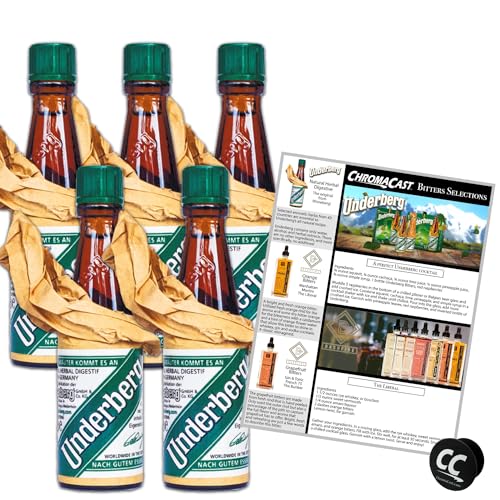 Underberg Natural Herb Bitters 5pk .68oz./btl.