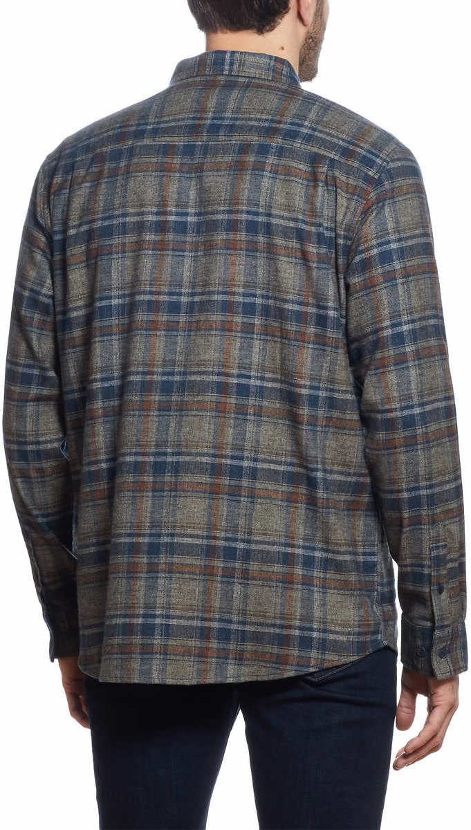 Weatherproof Vintage Mens Flannel Shirt (as1, Alpha, x_l, Regular, Regular, Brown, X-Large)
