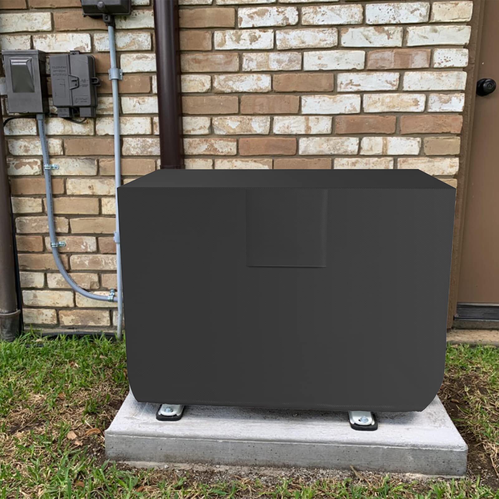 Mini Split Air Conditioner Cover for Outdoor Condenser 31.1 x 12.6 x 22.8 inches Split AC Cover for Outside Units Dust-Proof Waterproof Split Air-Conditioning Unit Protection Cover Winter Anti-Snow