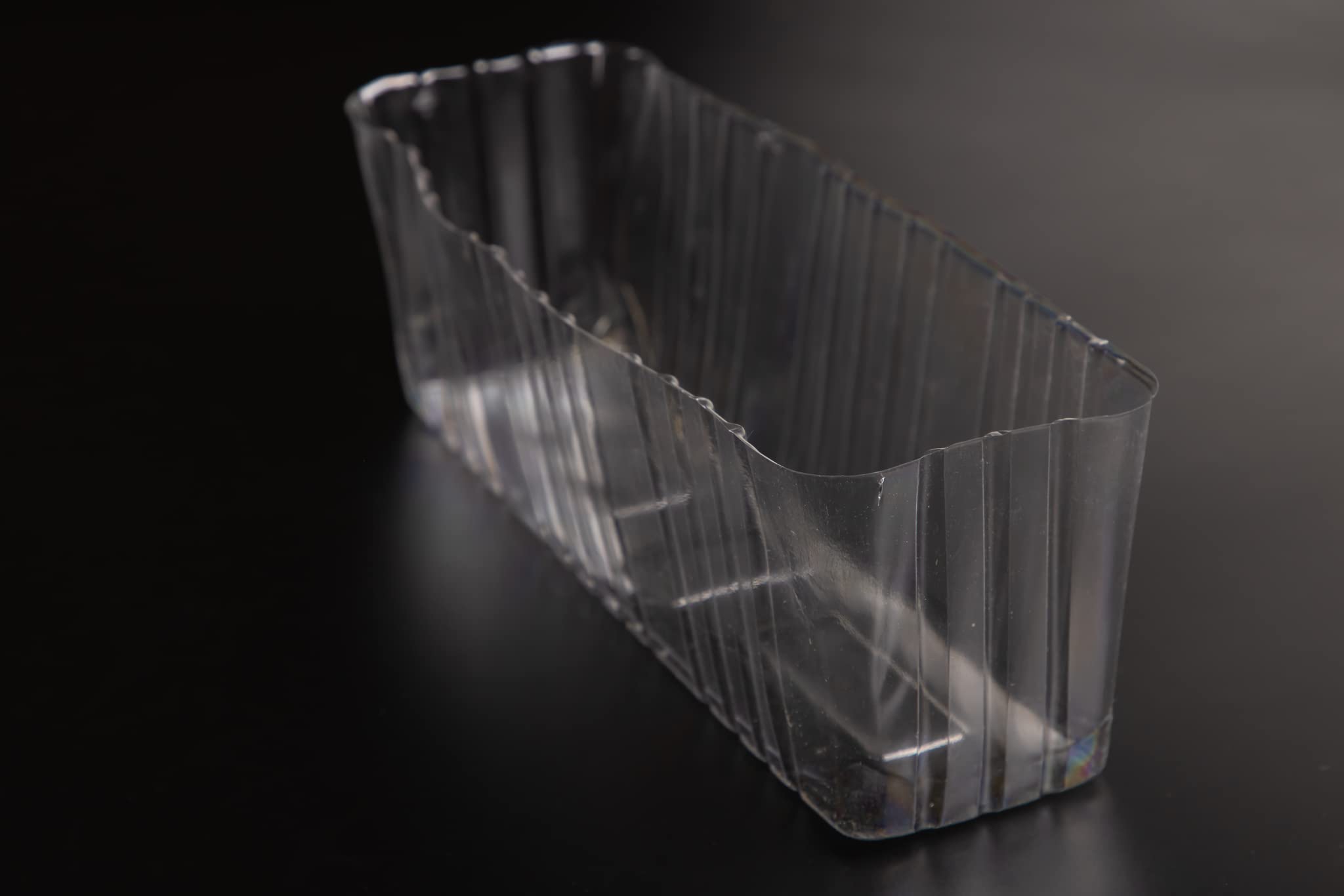 Plastic Liners for Wood Boxes (10.5”x 3” x 3.5”) Clear Plastic Liners for Planters l Plastic Liner Inserts for Planters (Sell in Pack of 12) (to fit12 Planter) (L120404)