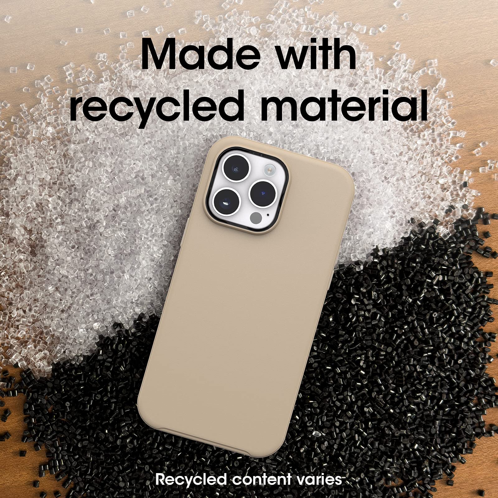 OtterBox iPhone 14 Pro Max (ONLY) Symmetry Series Case - Dont Even CHAI (Brown), Ultra-Sleek, Wireless Charging Compatible, Raised Edges Protect Camera & Screen