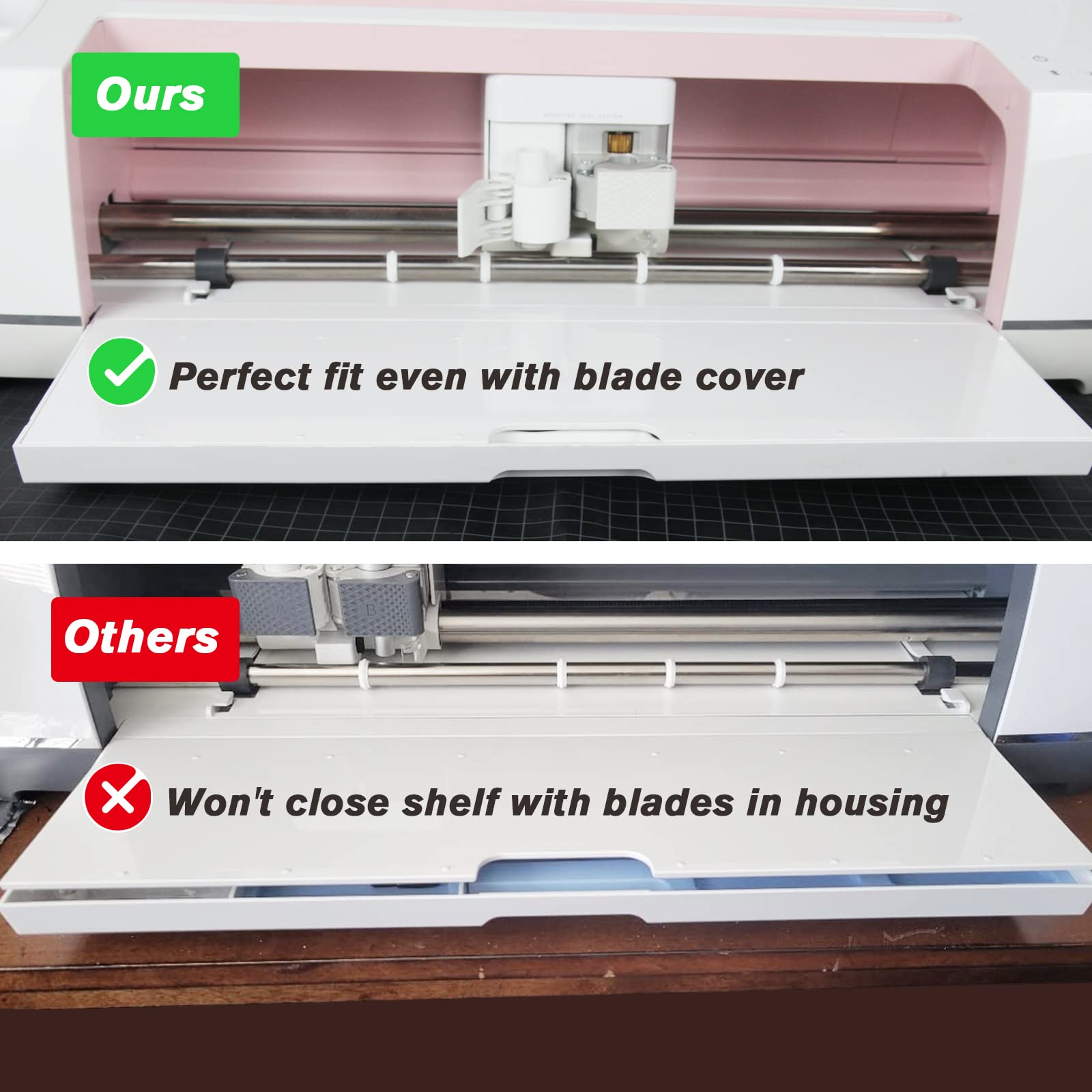 Tiga Tools Organizer Insert for Cricut Maker/Maker 3, Maker Cutting Blade Tray Tool Caddy, Blade Storage Drawer Insert