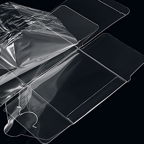 Oomcu 80 Pack Clear Plastic Favor Boxes,Transparent Macaron Cupcake Chocolate Candy Cookies Malt Balls Soap Gift Single Individual Packaging Boxes for Wedding Party Baby Shower Display(2" x 2" x 2")