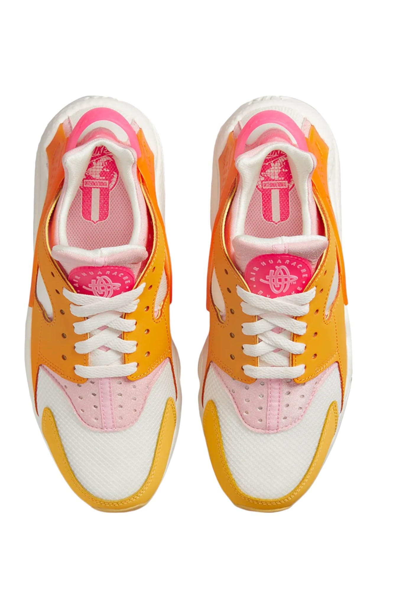 Nike Women's Air Huarache Summit White/Hyper Pink-Solar Flare (DX2674 100) - 9.5